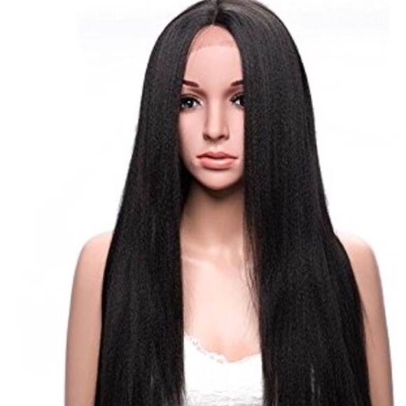 Accessories | Vera 24 Black Yaki Texture Lace Front Wignwt | Poshmark